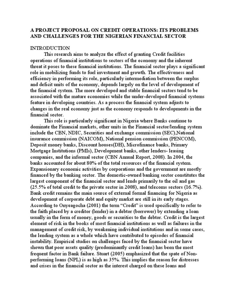 Credit Operations | PDF | Loans | Credit