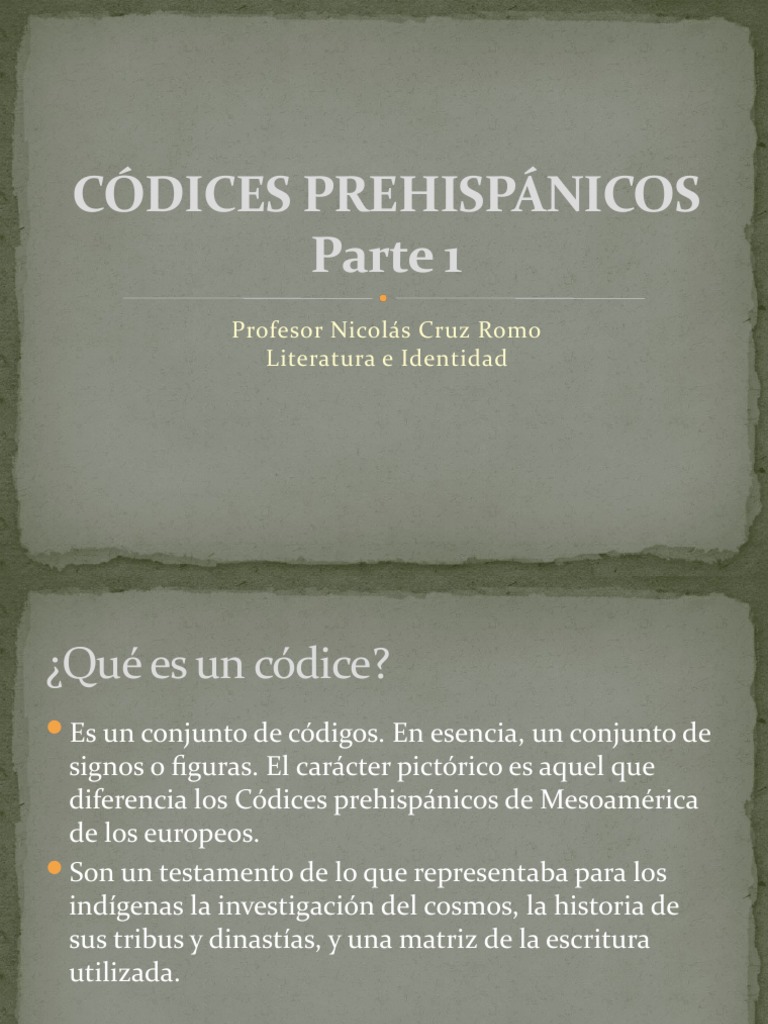 Códices Prehispánicos Parte 1 | PDF | Mesoamérica