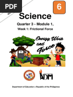 Science 6: Quarter 3-Module 1: Lesson 1-2: Gravity and Friction | PDF ...