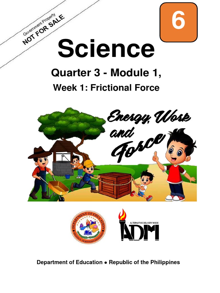 Science: Quarter 3 - Module 1 | PDF | Friction | Force