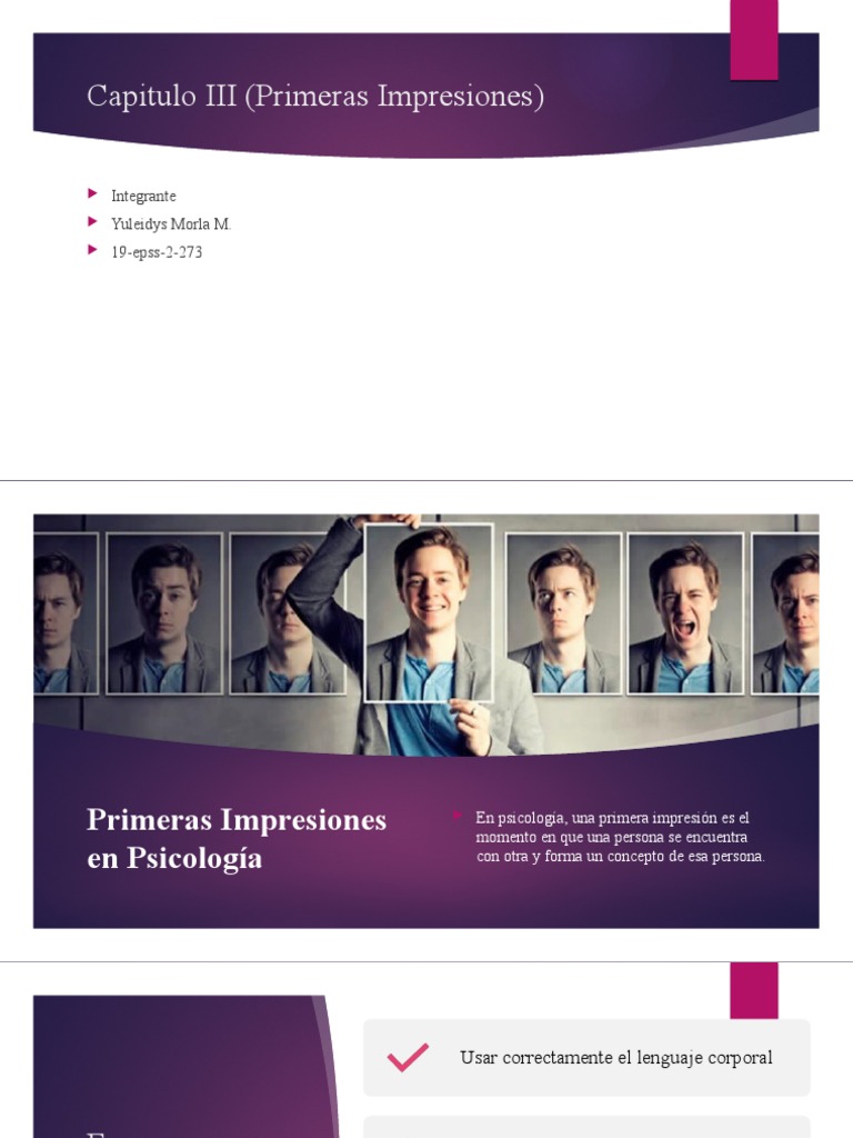 Capitulo III (Primeras Impresiones) | PDF