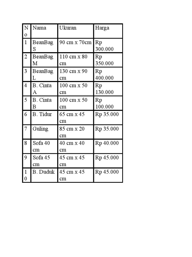 Harga Mokibooo | PDF