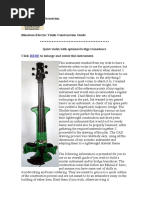 DIY Cigar Box Violin Guide | PDF | Violin | String Instruments