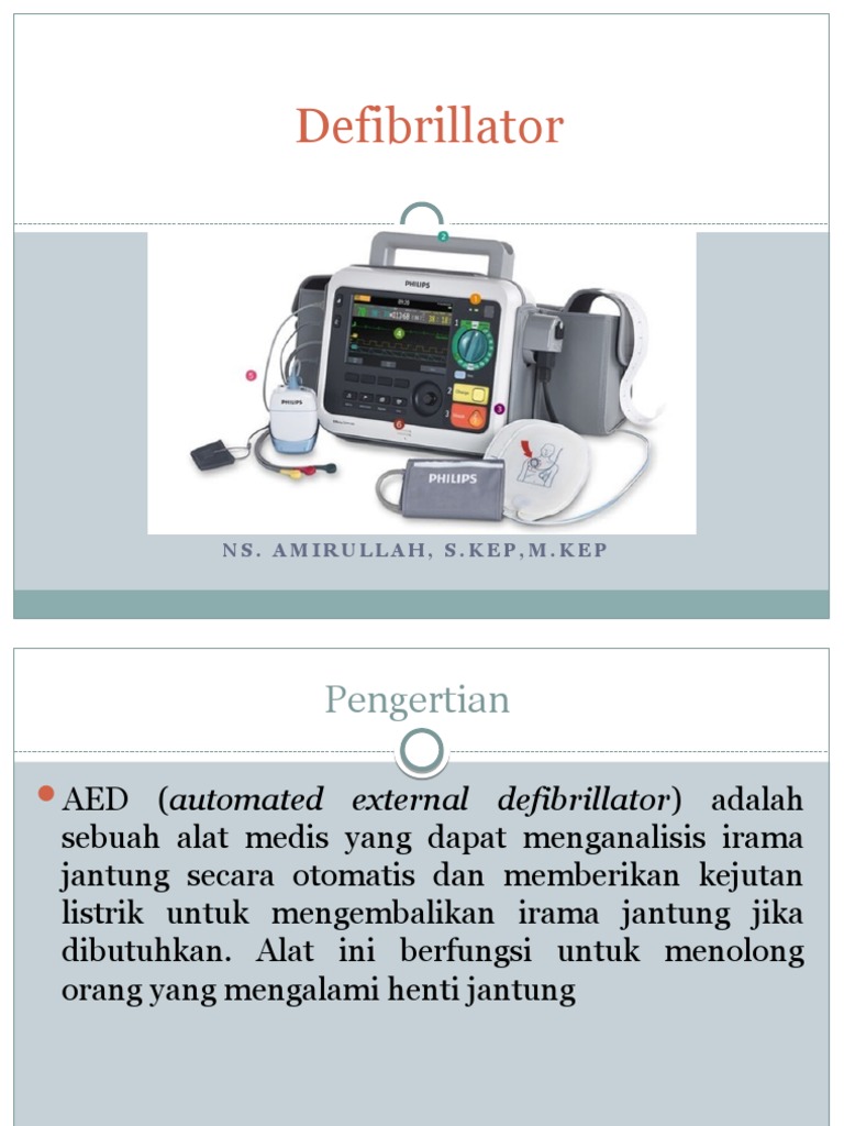 Defibrillator | PDF | Pengembangan Diri | Kesehatan Holistik