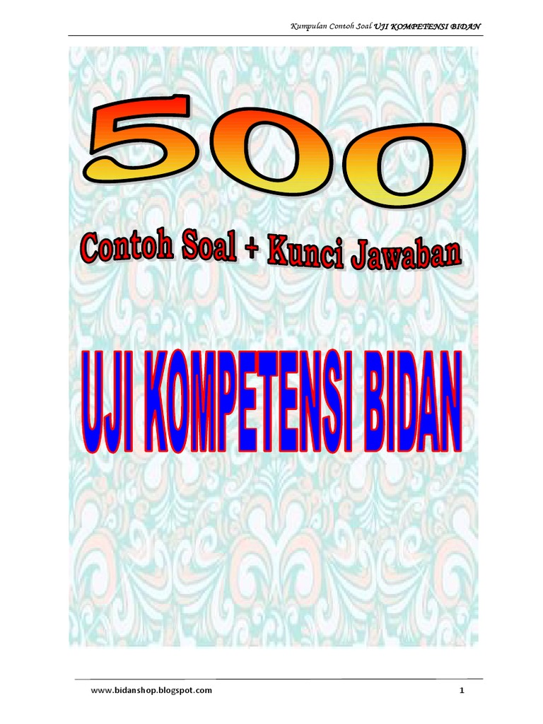 Soal Uji Kompetensi Bidan-500 Soal | PDF