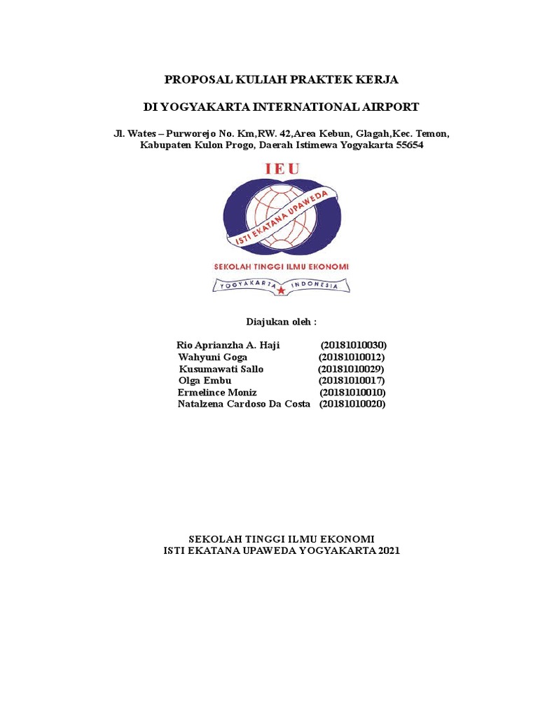 Proposal KPK Yogyakarta International Airport-1 | PDF | Bisnis ...