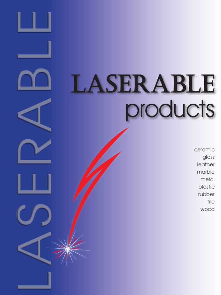Laserable Products Catalog | PDF | Engraving | Wood