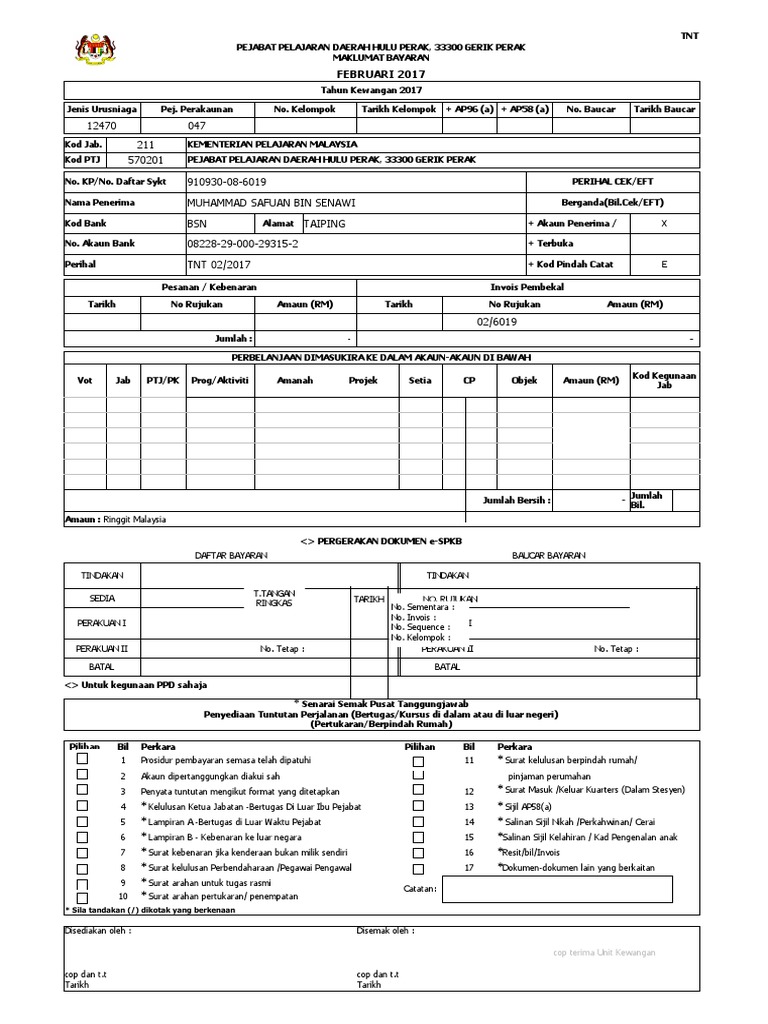 TNT Claim Pengadil VB 2017 | PDF