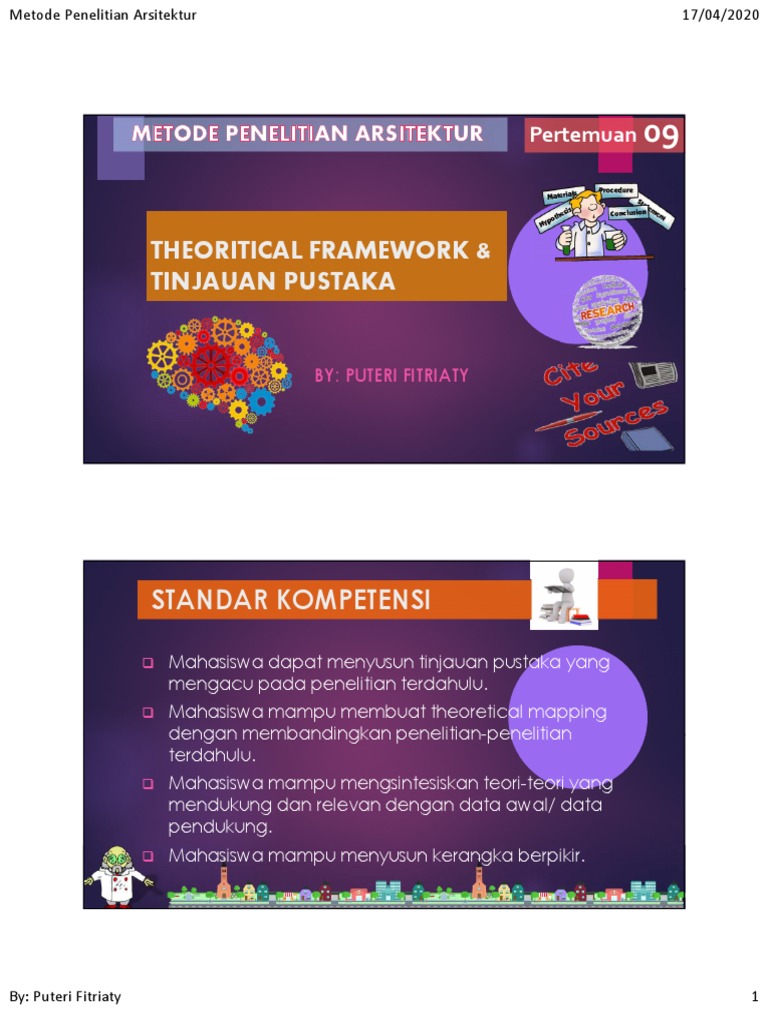 Theoritical Framework 0 Kajian Literatur | PDF | Seni