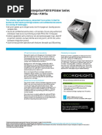 HP Color LaserJet Managed MFP E786dn (5QJ90A) Spec Sheet | PDF