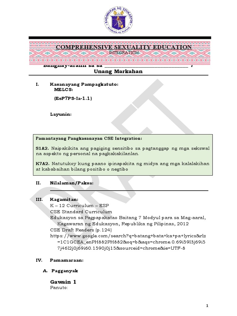LP Template Cse | PDF