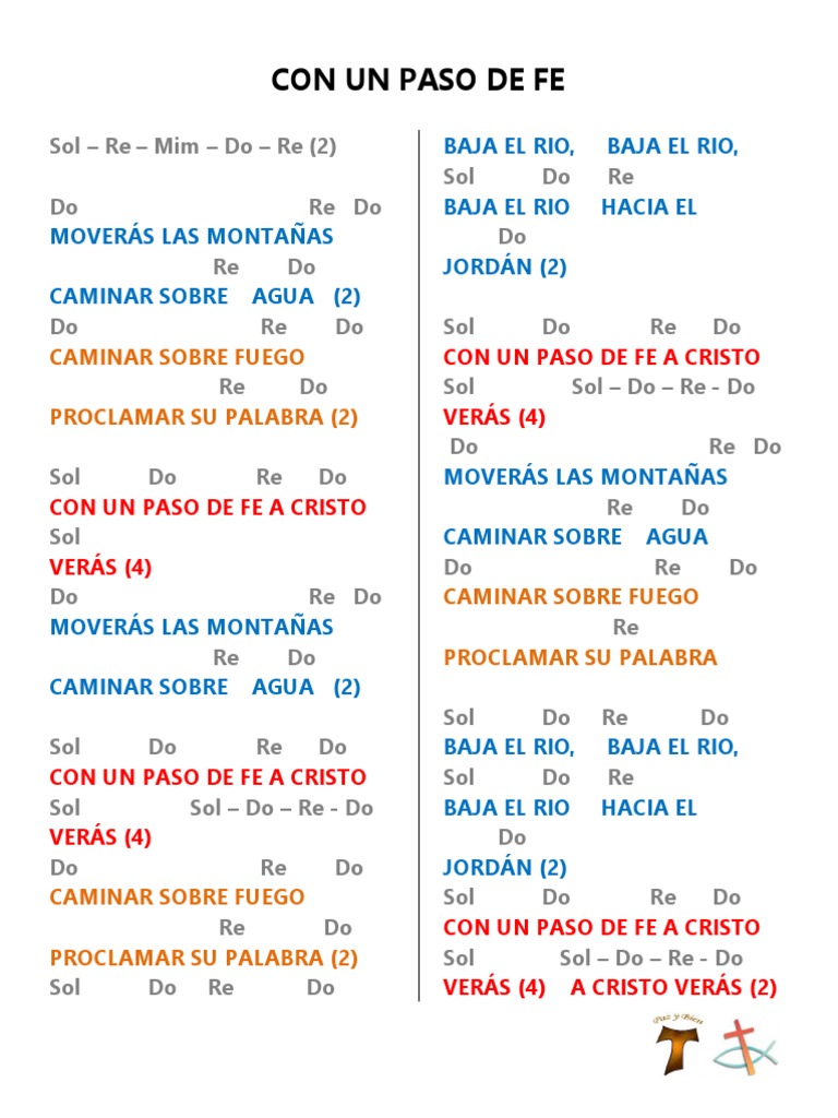 Con Un Paso de Fe | PDF
