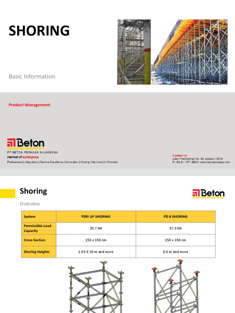 Shoring System - Peri Up Rosset | Download Free PDF | Scaffolding ...