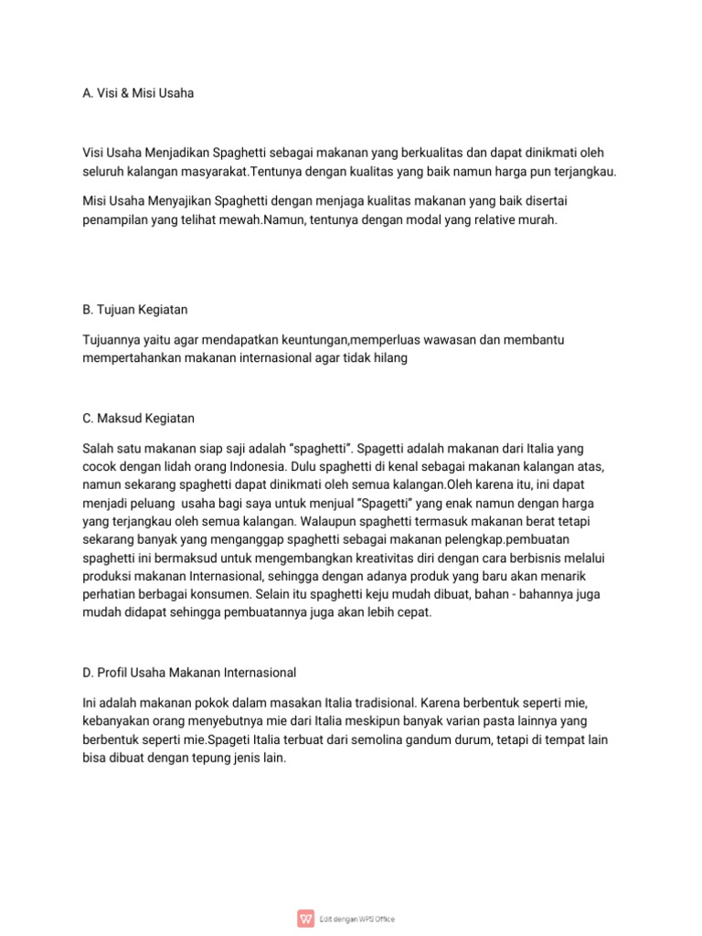 Proposal Tugas Prakarya | PDF