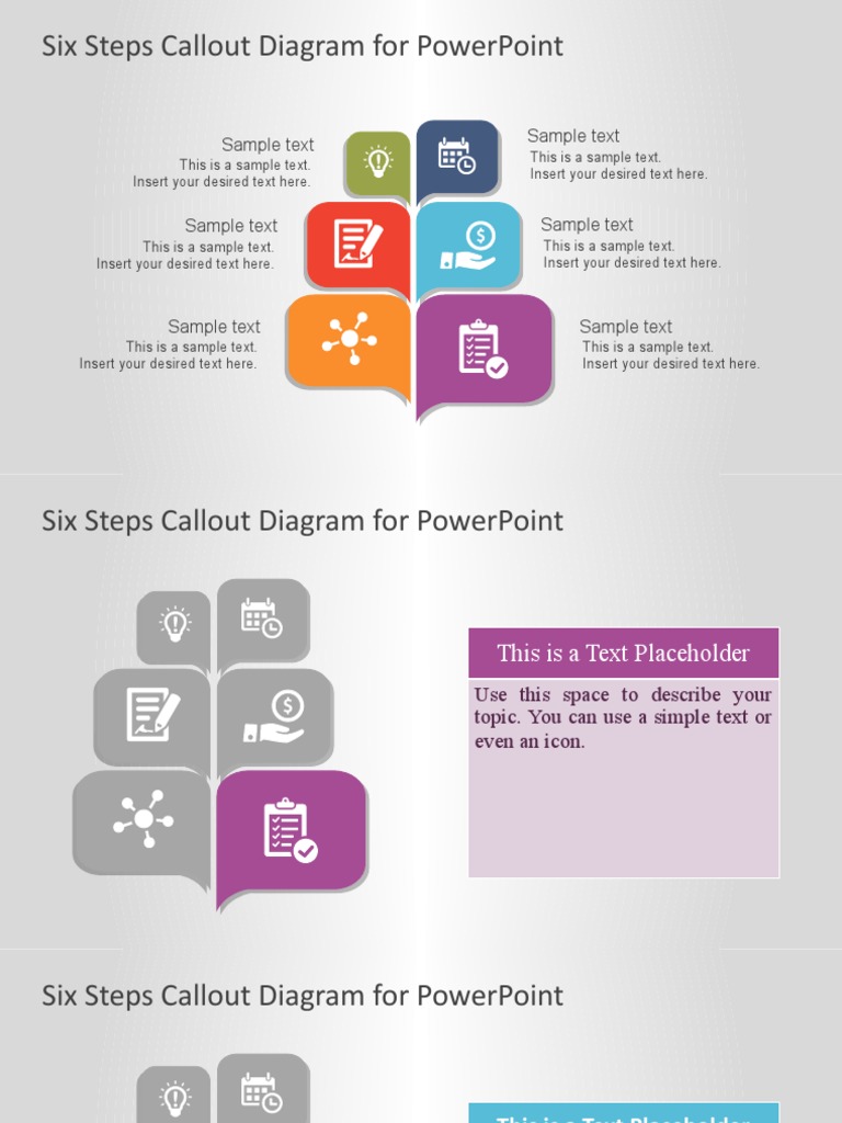 FF0060 01 Free Six Steps Callout Diagram Powerpoint | PDF | Computing ...