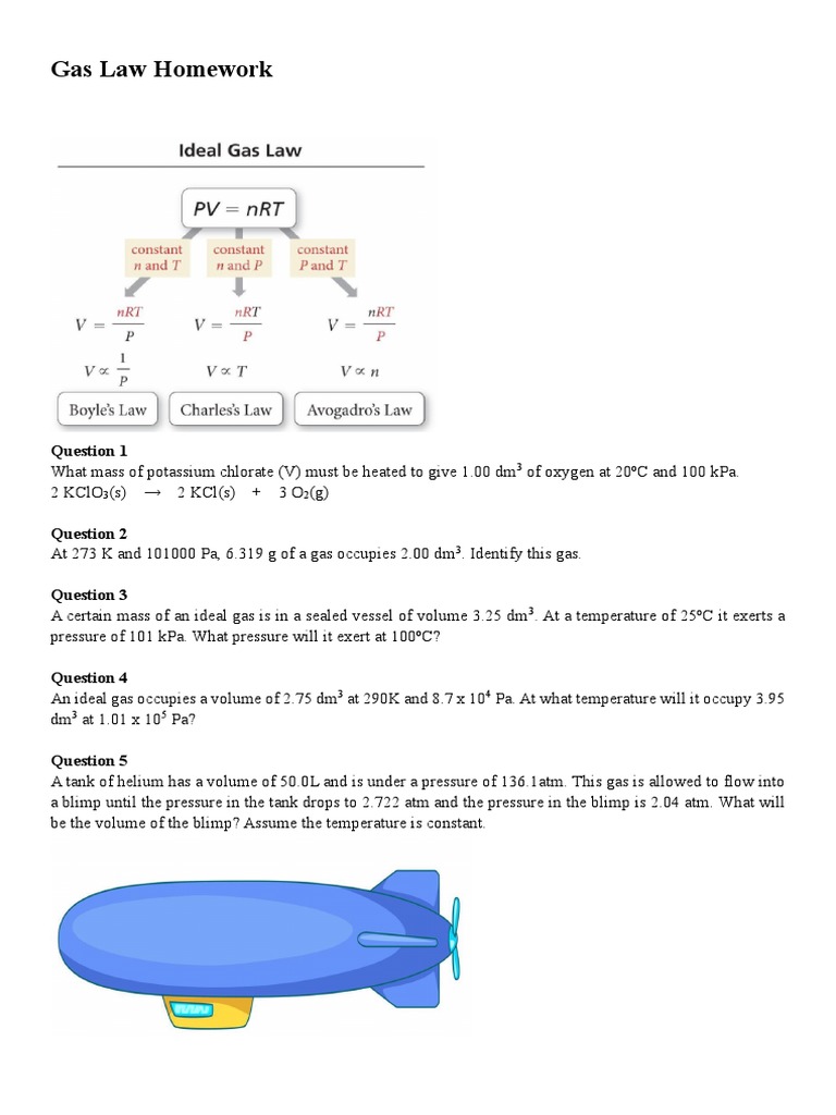 Analysis of Gas Laws through Problem Solving: Calculating Pressures ...