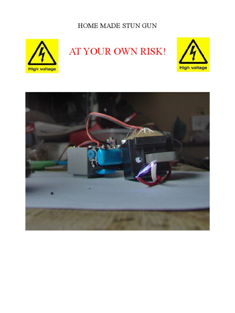 DIY Stun Gun Guide & Parts List | PDF | Technology & Engineering