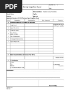 Fit-Up Inspection Report Template | PDF