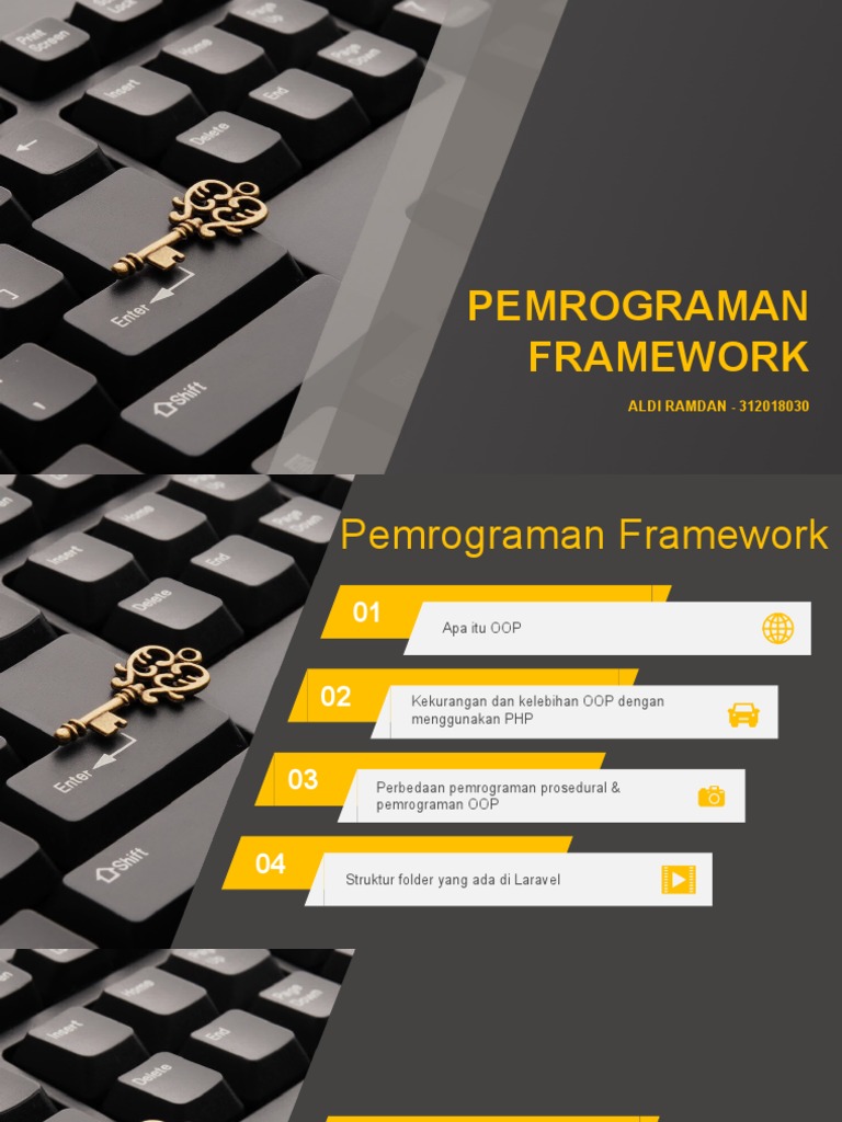 Pemrograman OOP dan Framework | PDF | Bisnis | Teknologi & Rekayasa