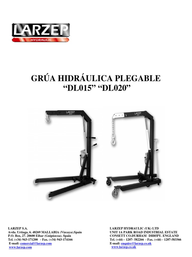 Grua Manual | PDF | Grúa (máquina) | Bomba