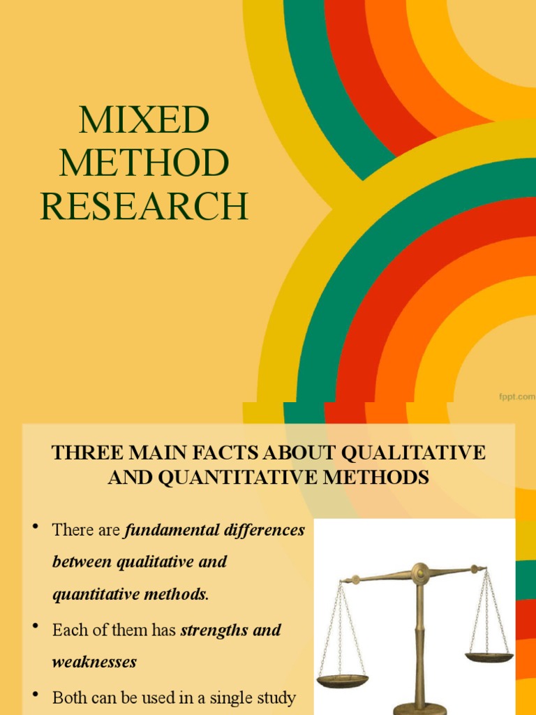 Mixed Method Research | PDF | Qualitative Research | Quantitative Research