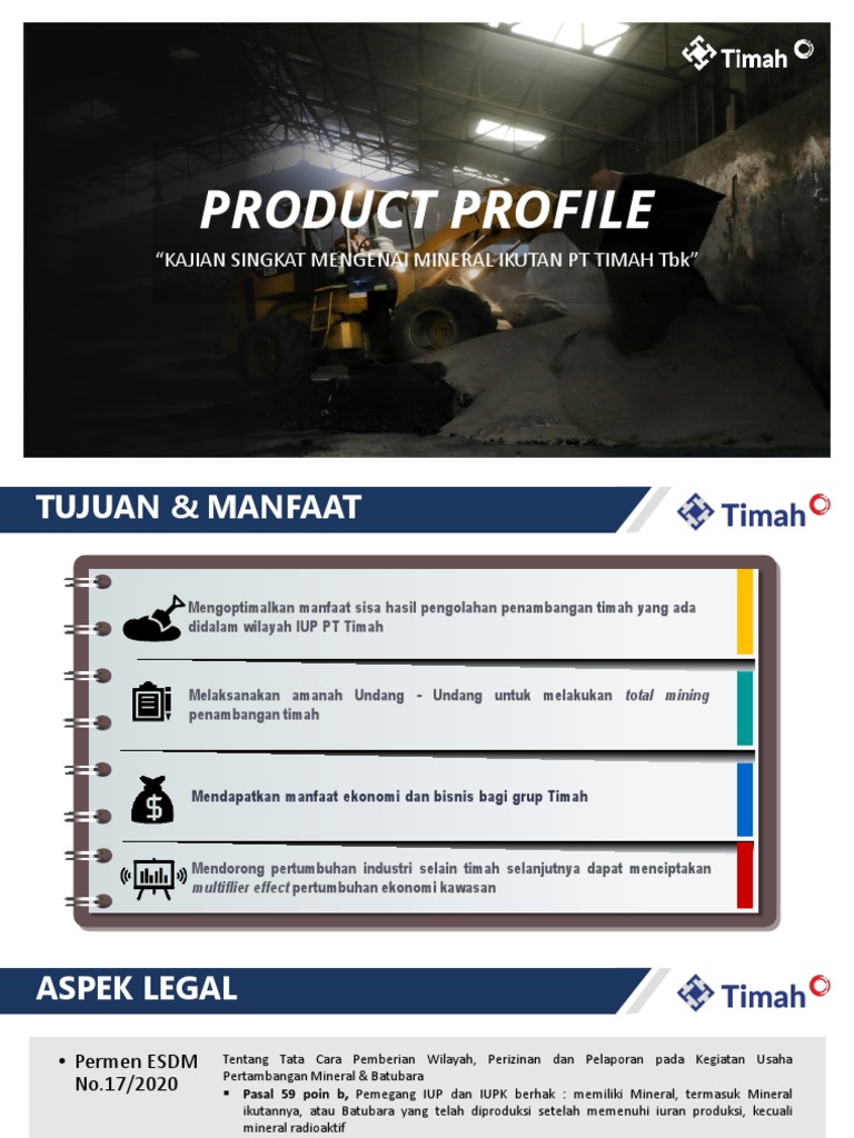 KAJIAN MINERAL IKUTAN PT TIMAH TBK | PDF