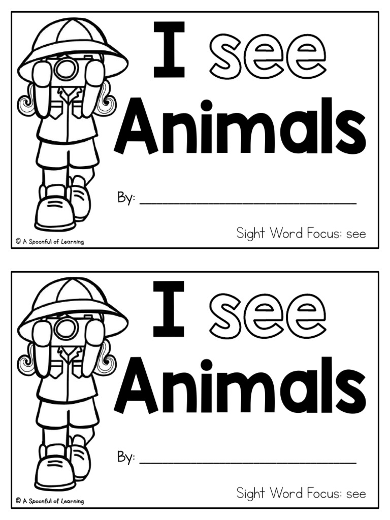 Sight Word Focus: See: A Spoonful of Learning | PDF