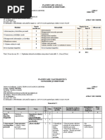 Planificare Dirigentie Clasa A XI-a | PDF