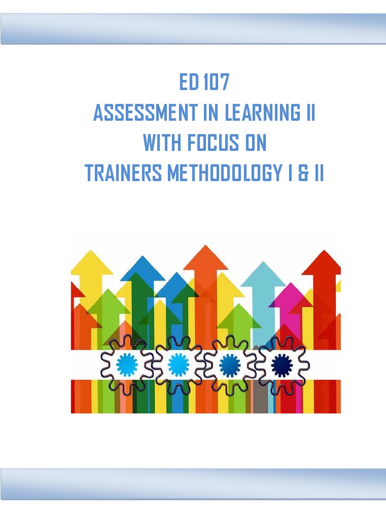 Module in Ed 107-Assessment in Learning Ii (Chapter 2) | PDF ...