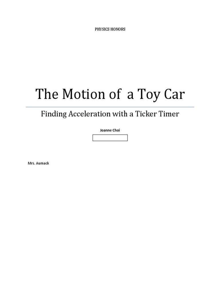 Acceleration Lab | PDF | Acceleration | Velocity