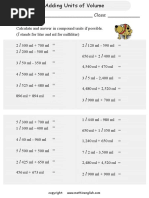 Standard Gases Cylinder Size Chart | PDF | Litre