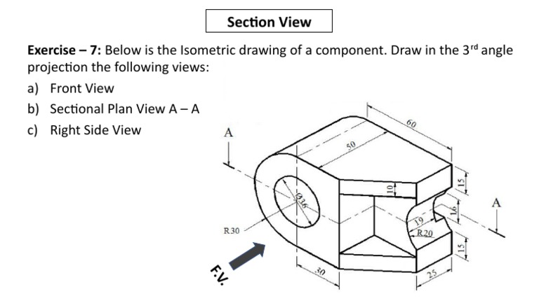 Exercise 7 Section View | PDF
