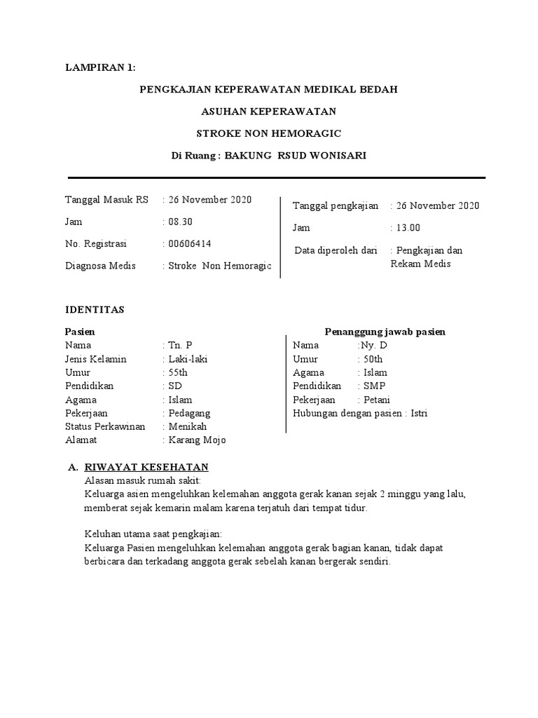 Format Askep KMB | PDF