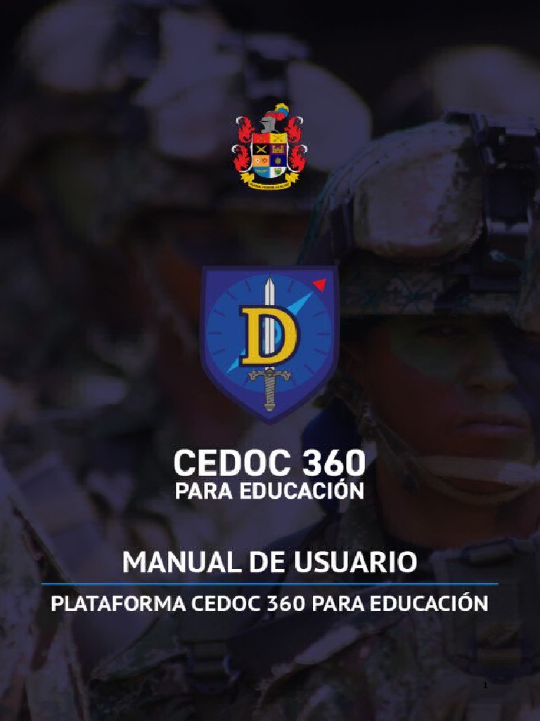 Manual de Usuario Plataforma CEDOC 360 para Educación | PDF | Ventana ...