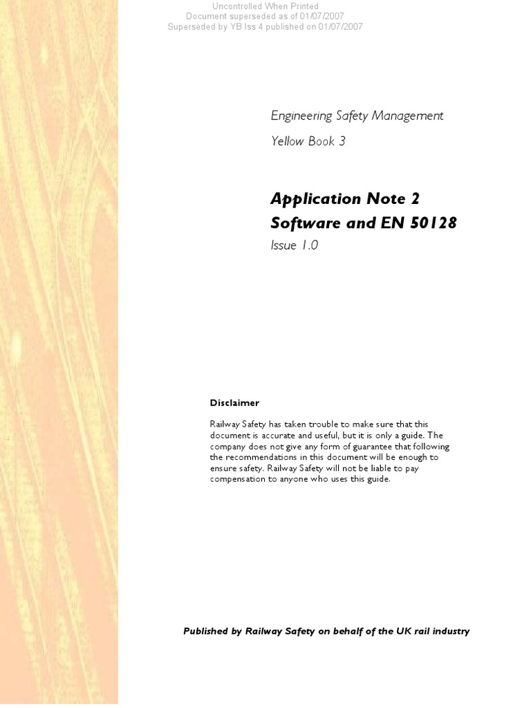 Fdocuments - in Application Note 2 Software and en 50128 RSSB Iss 1pdf ...