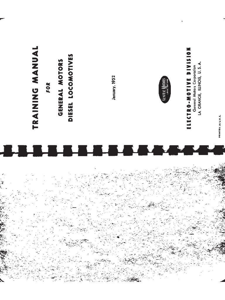 Emd Training Manual Jan52 | PDF