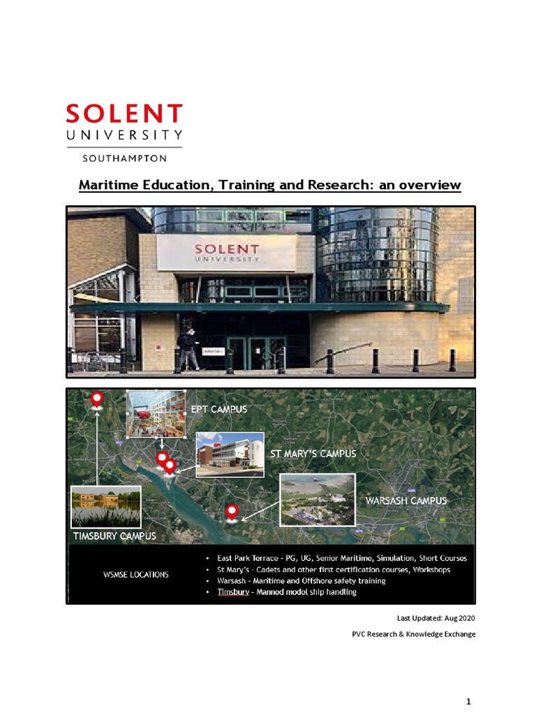 UK Maritime Education Overview | PDF | Waterway And Maritime | Transport