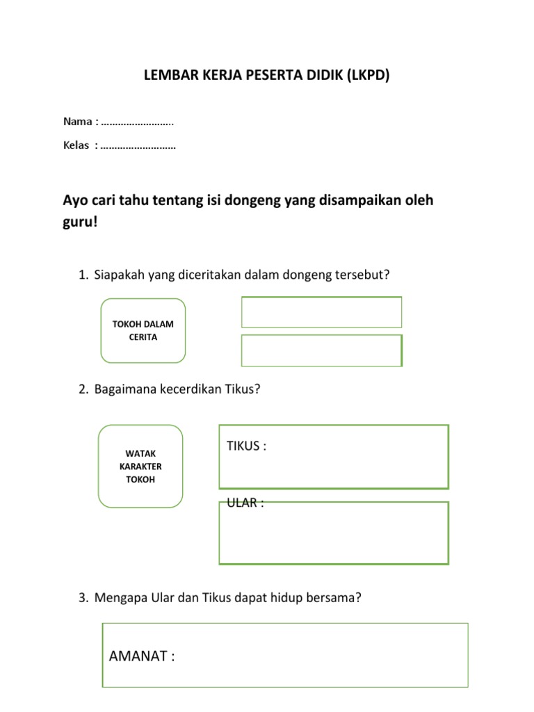 LKPD | PDF | Kajian Bahasa Asing