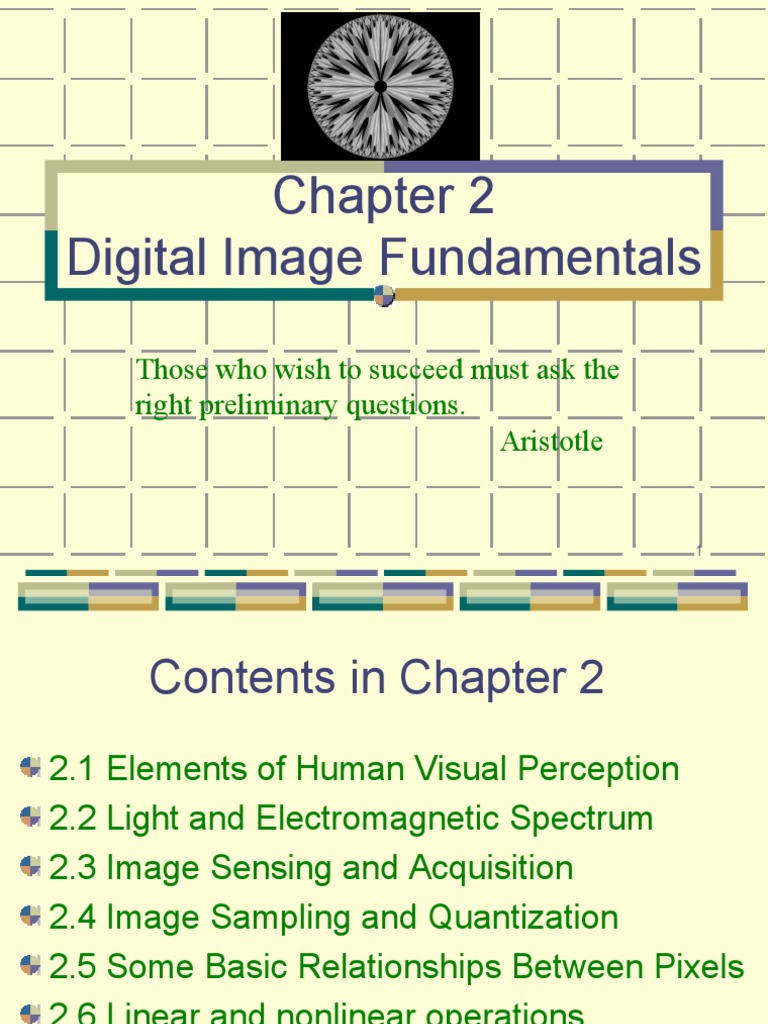 Digital Image Fundamentals: Those Who Wish To Succeed Must Ask The ...