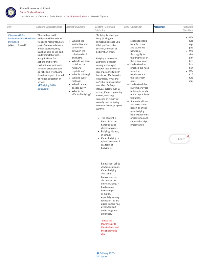 Atlas - Social Studies Grade 6 Middle School Grade 6 Social Studies ...