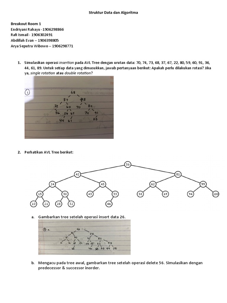 Latihan Soal AVL Tree | PDF