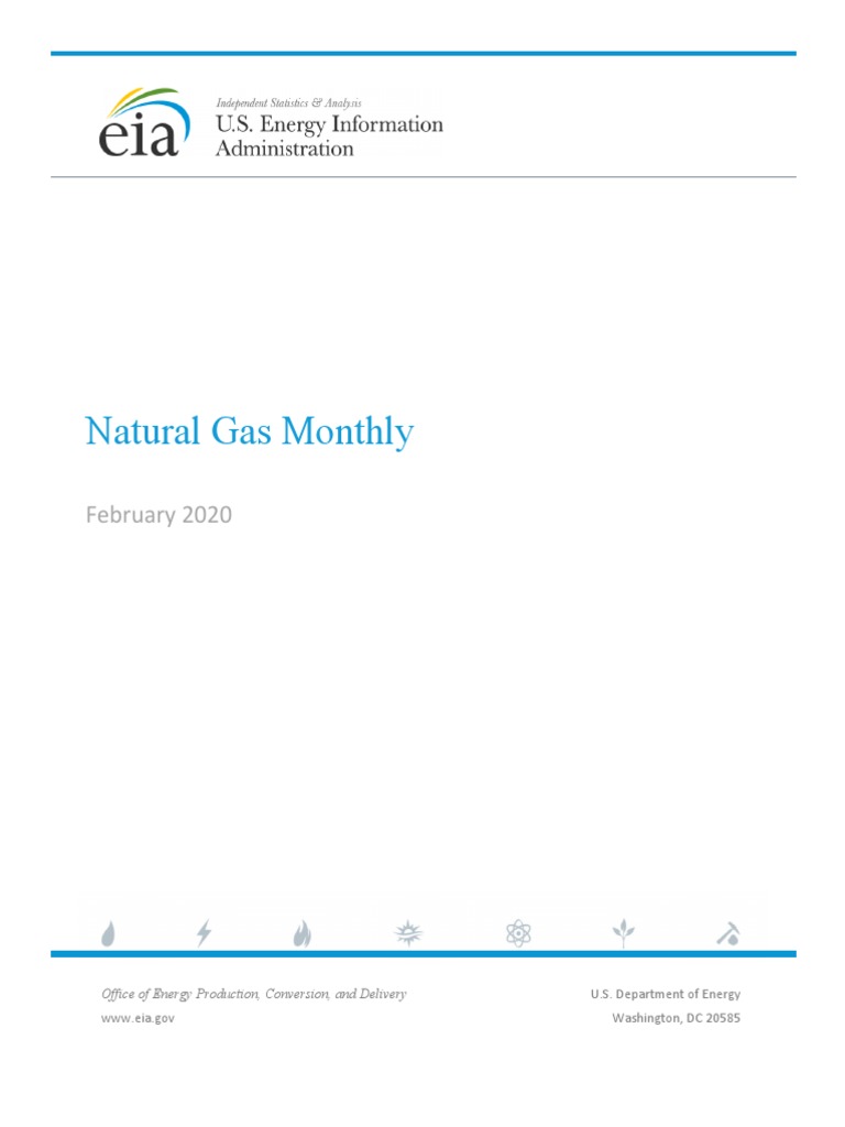 EIA Gas Monthly | PDF | Energy Information Administration | Natural Gas ...