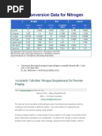 Accurately Calculate Nitrogen Requirement For Pressure Purging | PDF ...