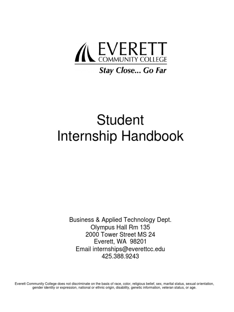 Student Internship Handbook | PDF | Internship | Job Hunting