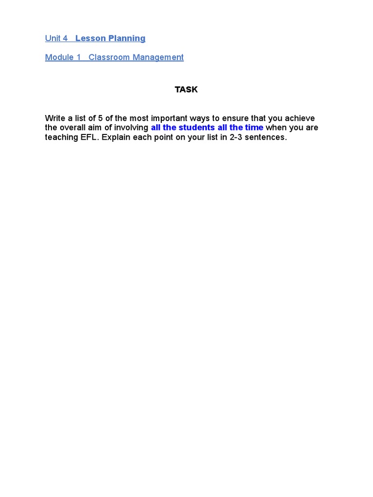 Assignment Unit4module 1 Guidlines | PDF