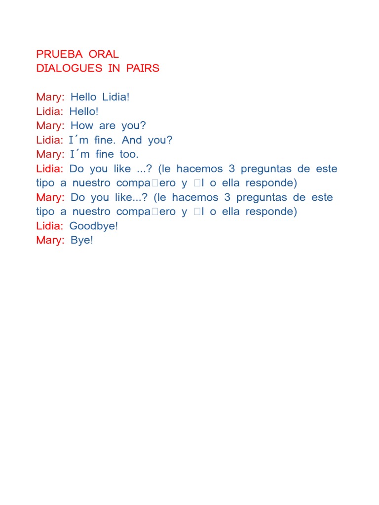 Dialogues in Pairs | PDF