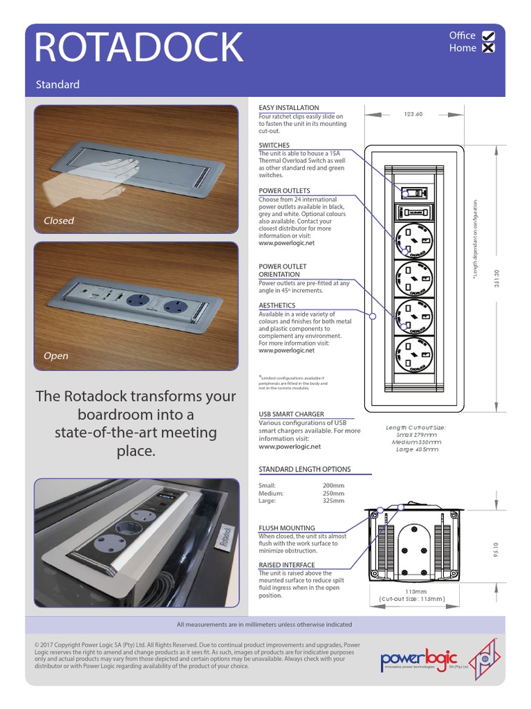 Rotadock General (Standard) Information Compressed | PDF | Manufactured Goods | Computing And ...