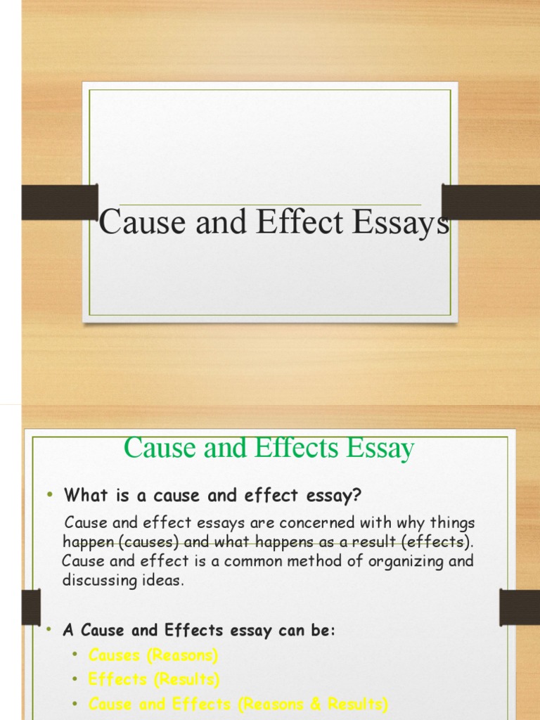 Cause Effect | PDF | Essays | Causality