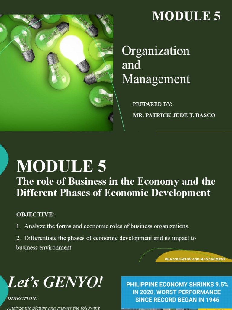 Organization and Management: Prepared by | PDF | Corporate Social ...