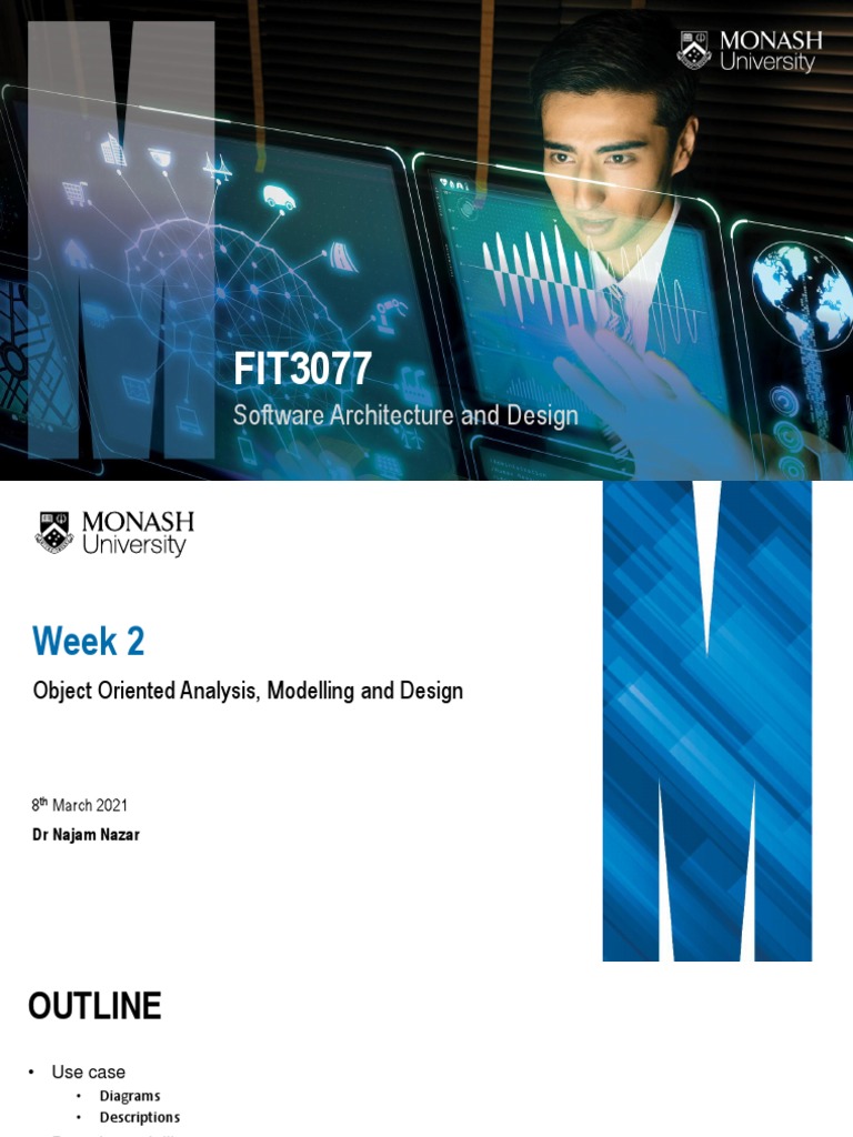 Week 2 - OOAD | PDF | Use Case | Class (Computer Programming)